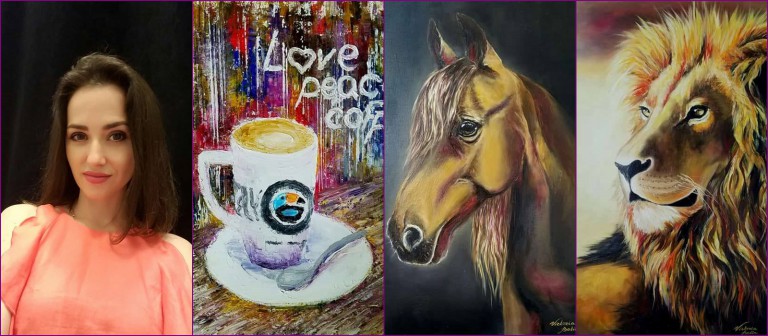 Victoria Batin a decis să facă psihologie și prin artă. Admiră-i ...