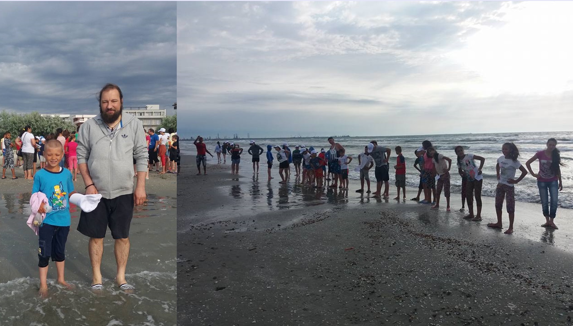 Un preot din Iași a dus 120 de copii la mare, cu ajutorul enoriaşilor ...