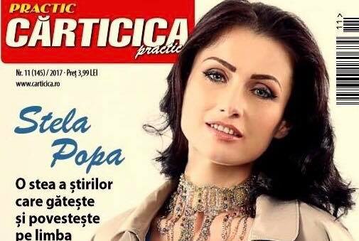 Stela Popa, pe coperta unei reviste din România, destinată pasionaților ...