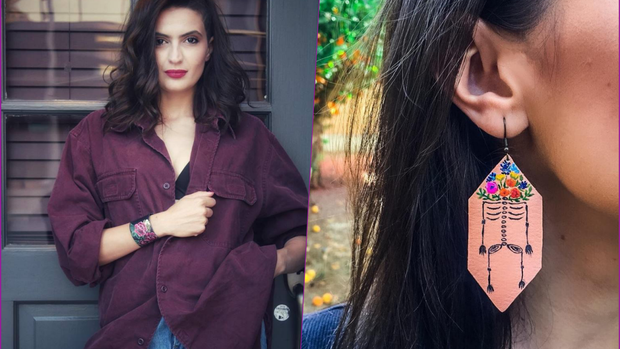 Ana Mardare creează accesorii unice, pictate manual pe piele. Iată cum ...