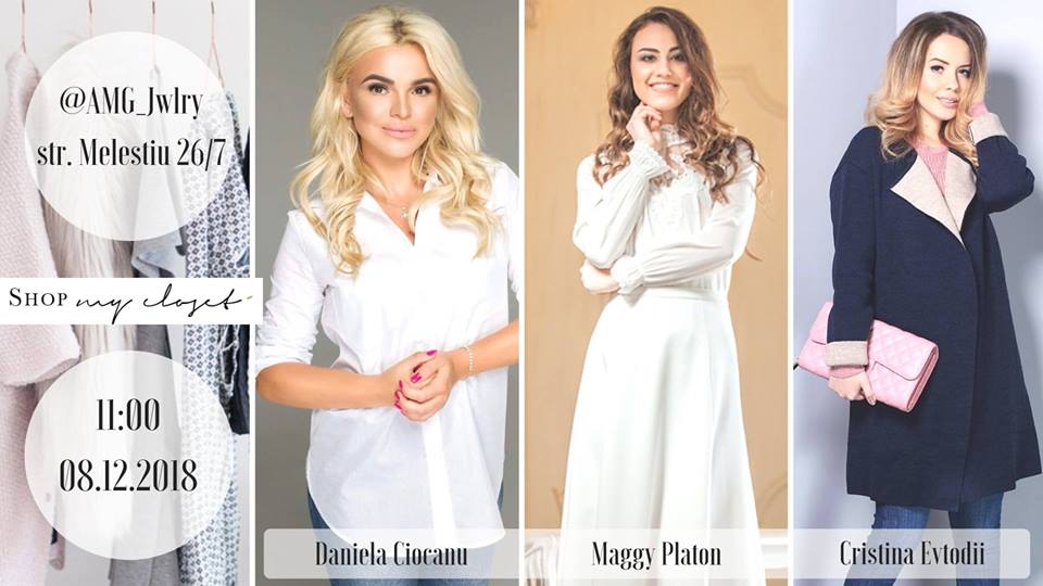 Daniela Ciocanu, Maggy Platon și Cristina Evtodii își vând hainele ...