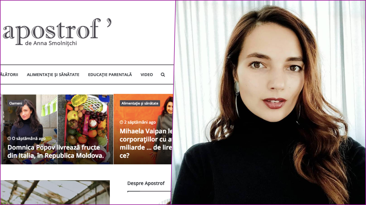 Anna Smolnițchi are blog nou: „Dacă nu reușesc ziua, scriu noaptea ...