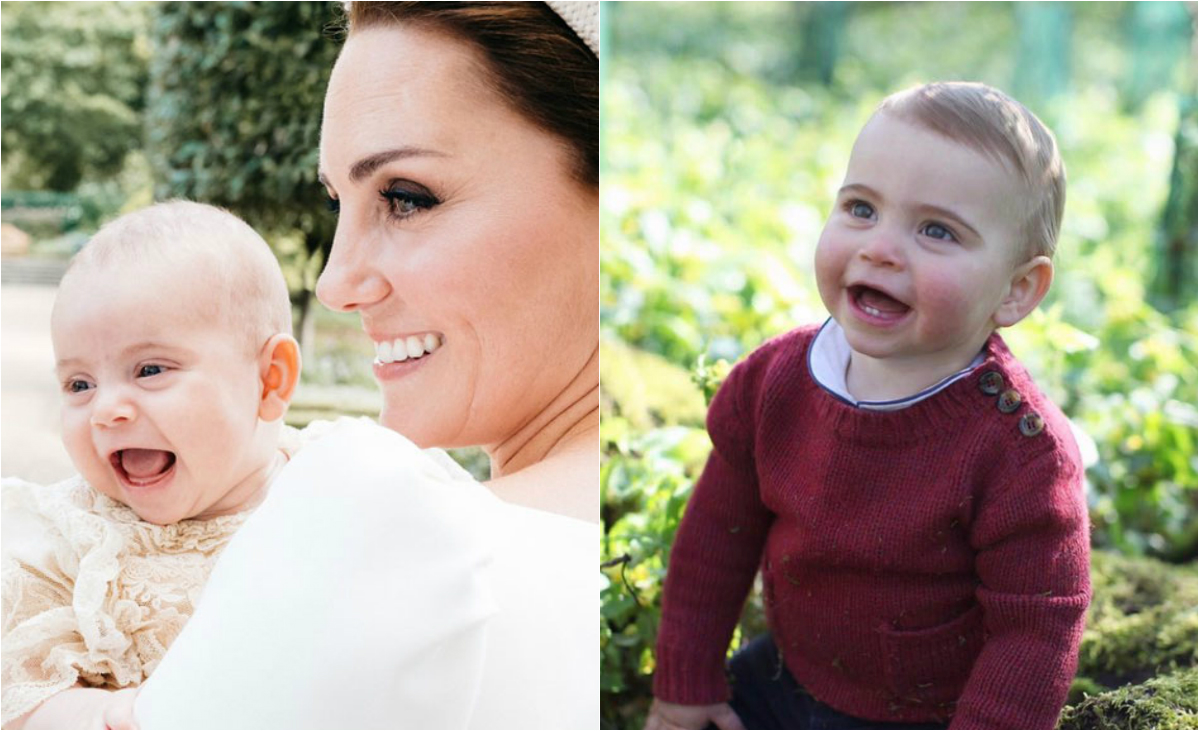 Prințul Louis a împlinit un anișor! Kate Middleton a publicat poze rare ...