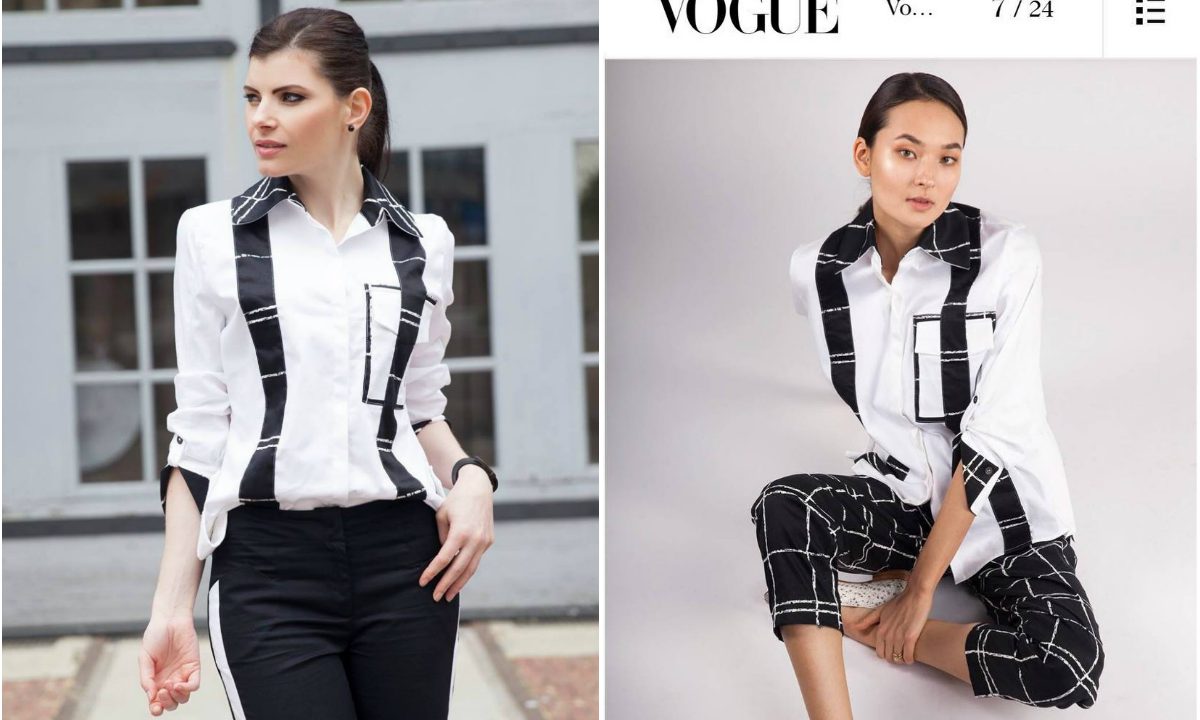 Ținuta creată de un designer moldovean, recomandată de revista VOGUE ...