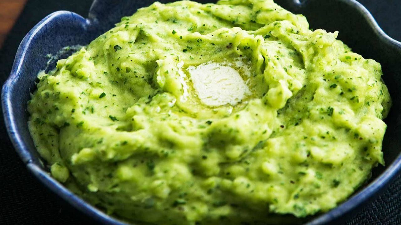 Piure de cartofi cu wasabi! Garnitura perfectă alături de pește afumat ...