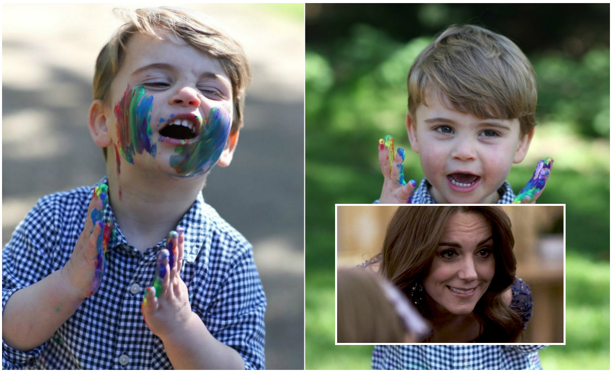 Prințul Louis împlinește 2 ani. Imagini adorabile publicate de mama lui ...