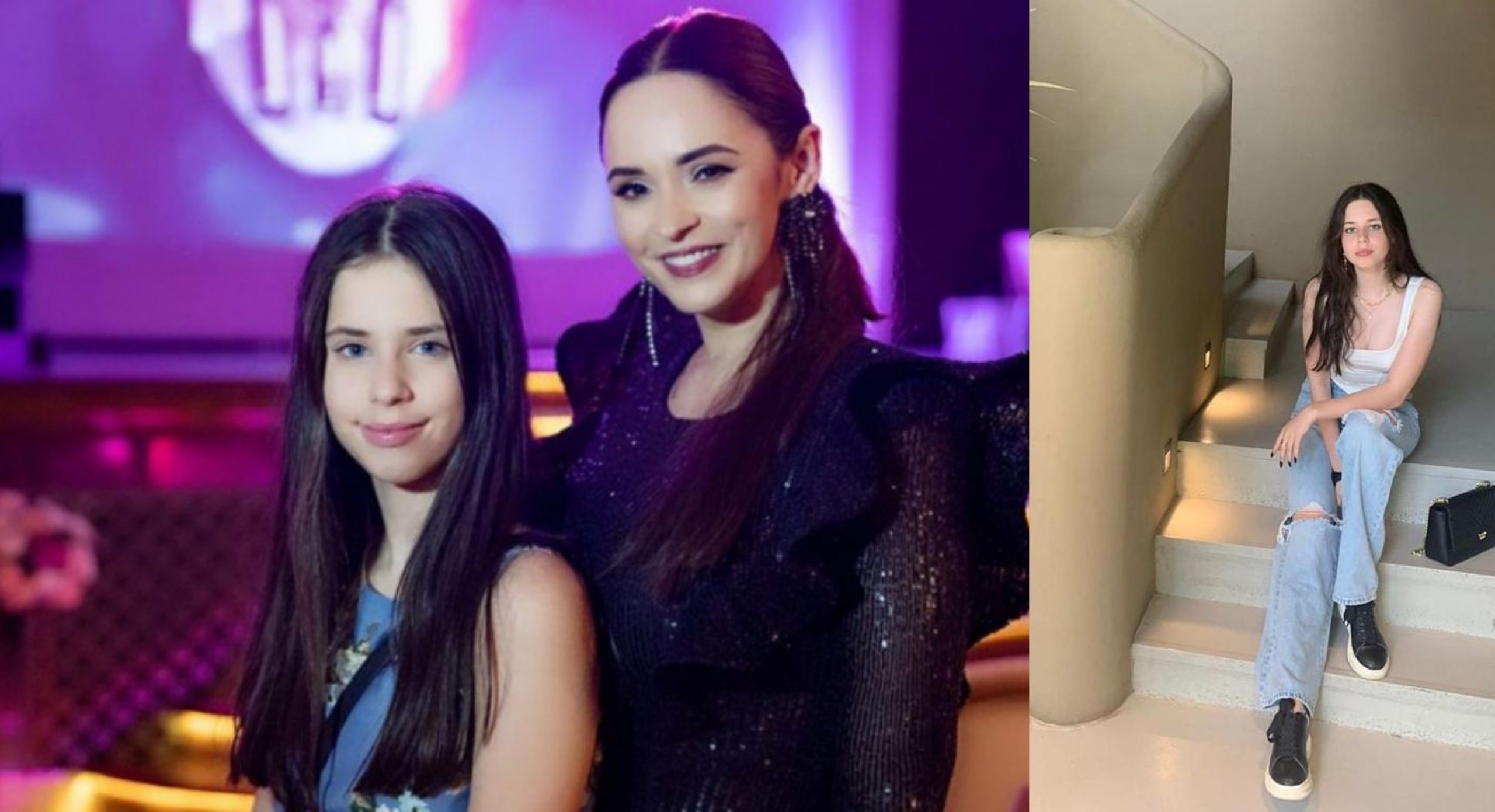 Fiica Andreei Marin este o adolescentă superbă! Violeta seamănă leit ...