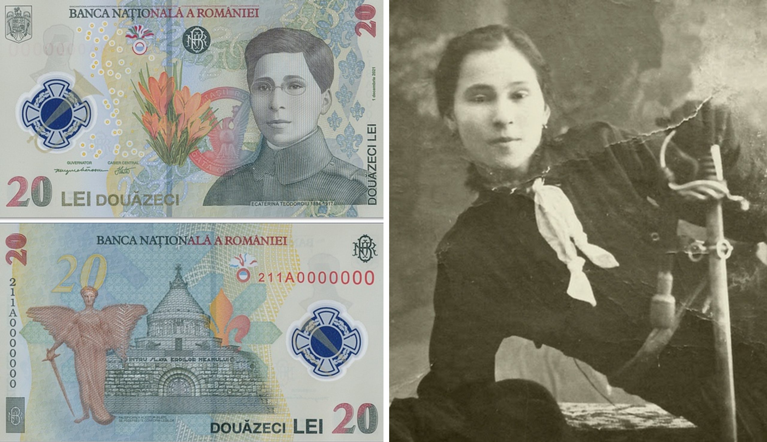 Banca Națională a României lansează prima bancnotă pe care e prezentă o ...