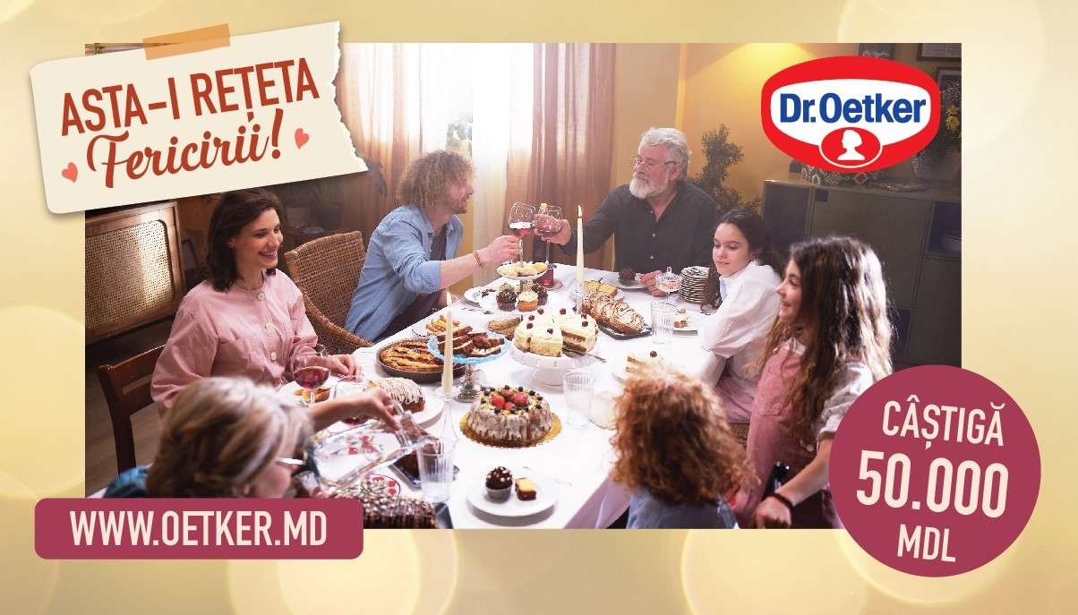 Rețeta fericirii pregătită cu produse Dr. Oetker îți poate aduce multe ...