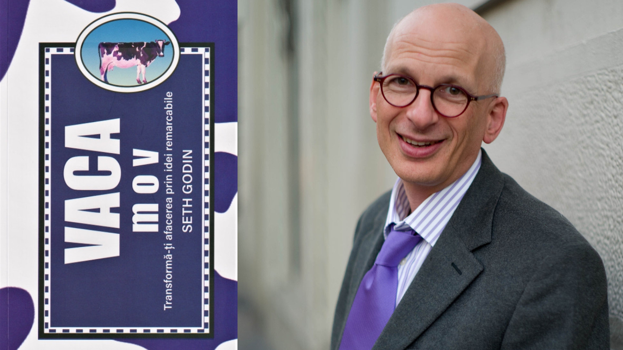 „Vaca Mov: Transformă-ți afacerea prin idei remarcabile“, de Seth Godin ...