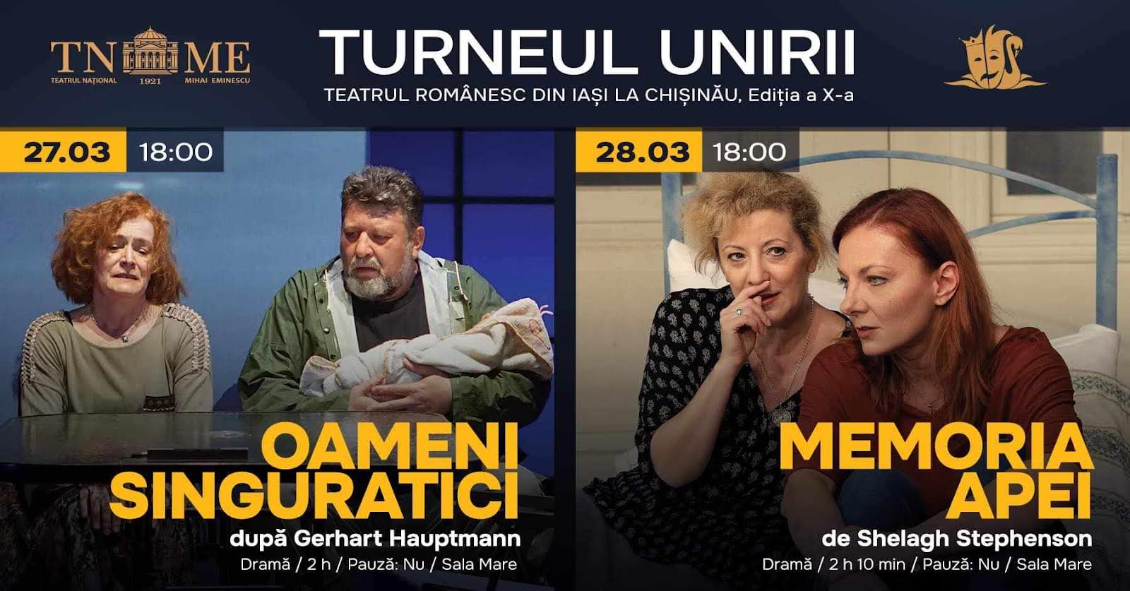 DOUĂ SPECTACOLE DE LA TEATRUL NAȚIONAL DIN IAȘI PE SCENA TEATRULUI ...
