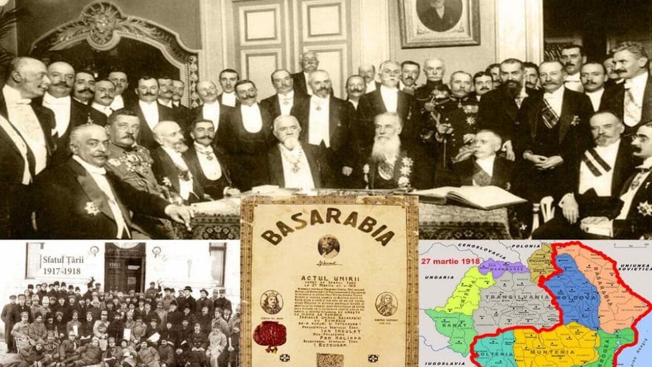 27 martie 1918 - Ziua Unirii Basarabiei cu România. 106 ani de la ...
