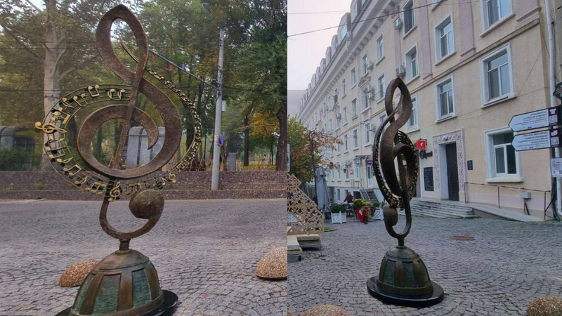 „Cheia sol” Prima sculptură din țară care se rotește - ea.md